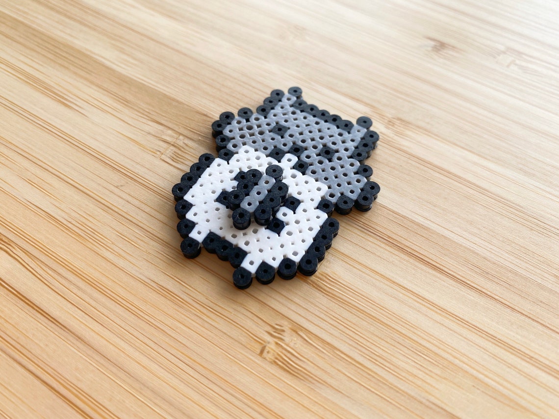 Little Hamster With Pine Cones-cute 3D Perler Beads Art 8bit - Etsy