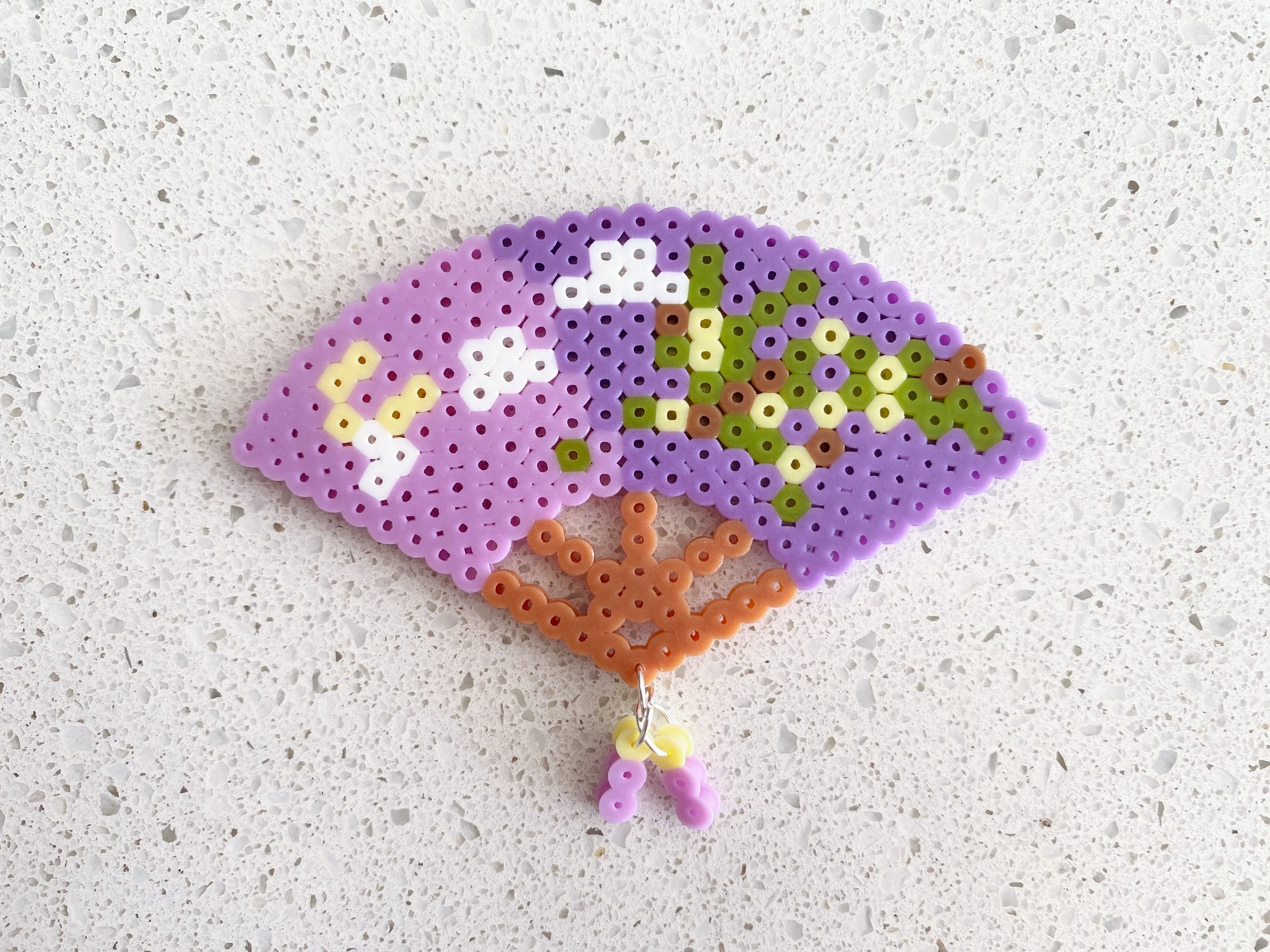 China Chic Hand Fans-pixel Perler Beads Art Can Be Fridge - Etsy Canada