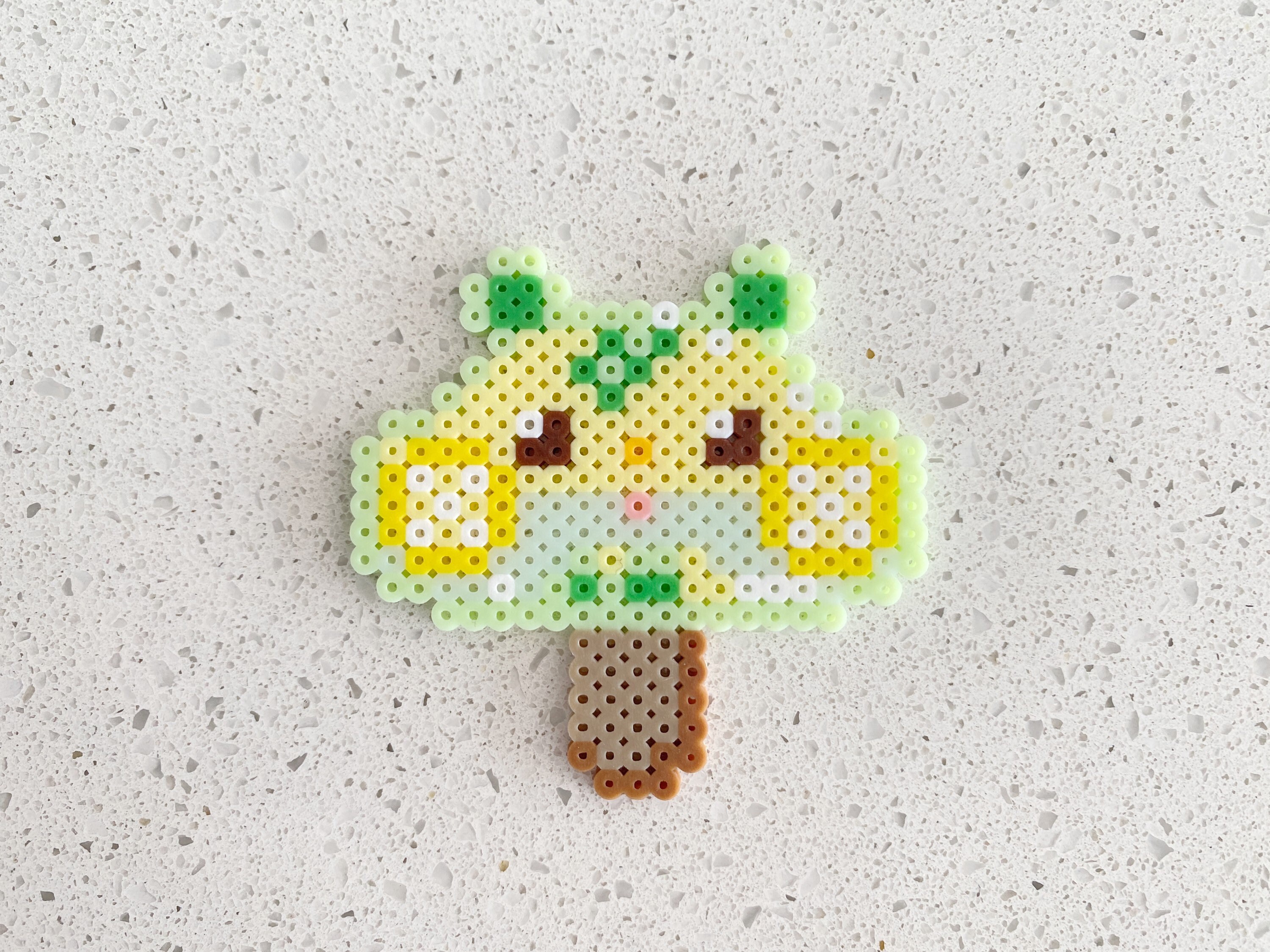 Hamster Popsicle-pixel Perler Beads Art, Can Be Fridge Magnet, Keychain ...
