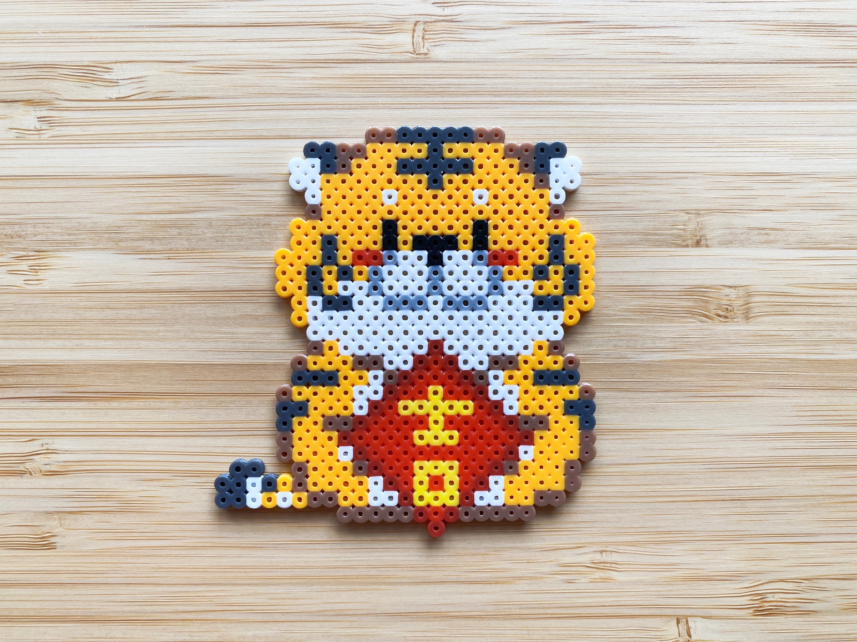 2022 New Year Tigers Perler Beads Art Can Be Fridge Magnet - Etsy Canada
