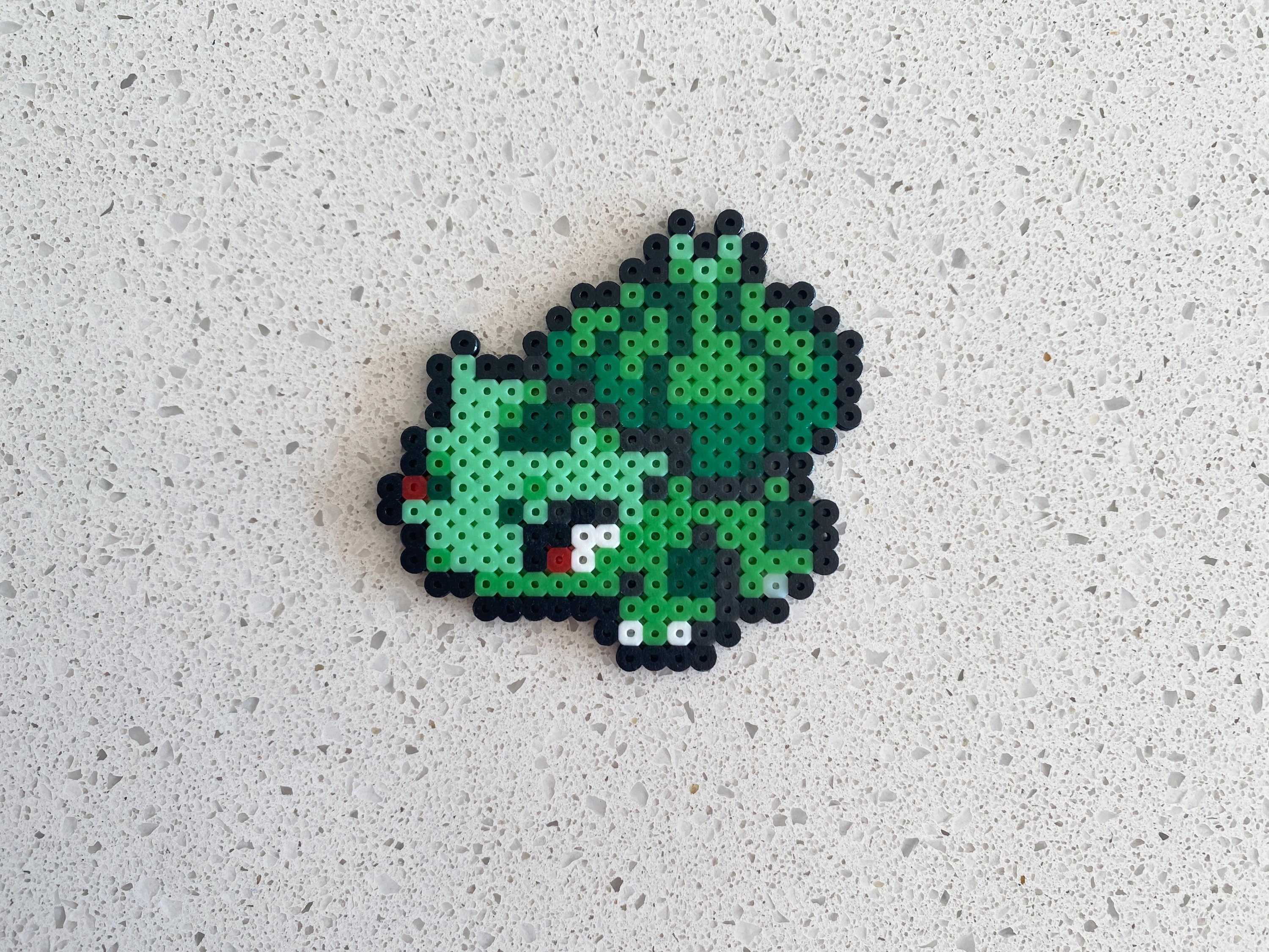 Bulbasaur, Ivysaur and Venusaur Pokémon pixel Perler Beads Art, Can Be ...