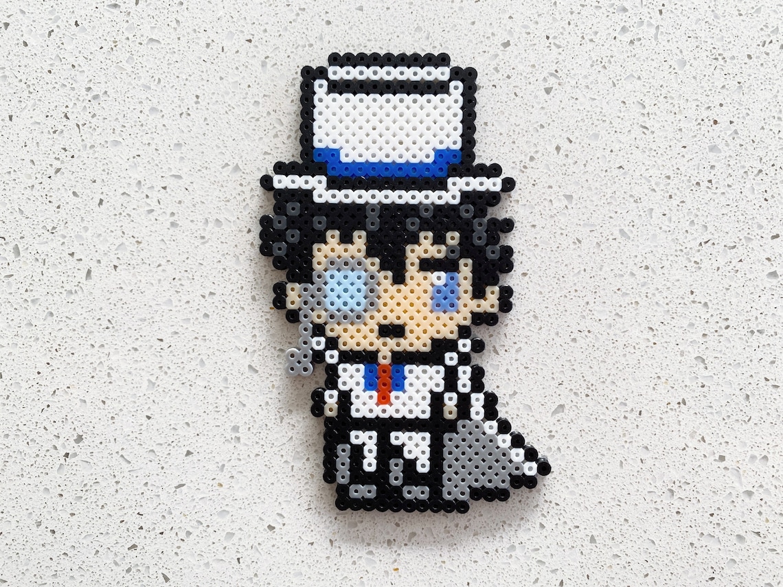 Detective Conan Case Closed Characters Pixel Perler Beads - Etsy