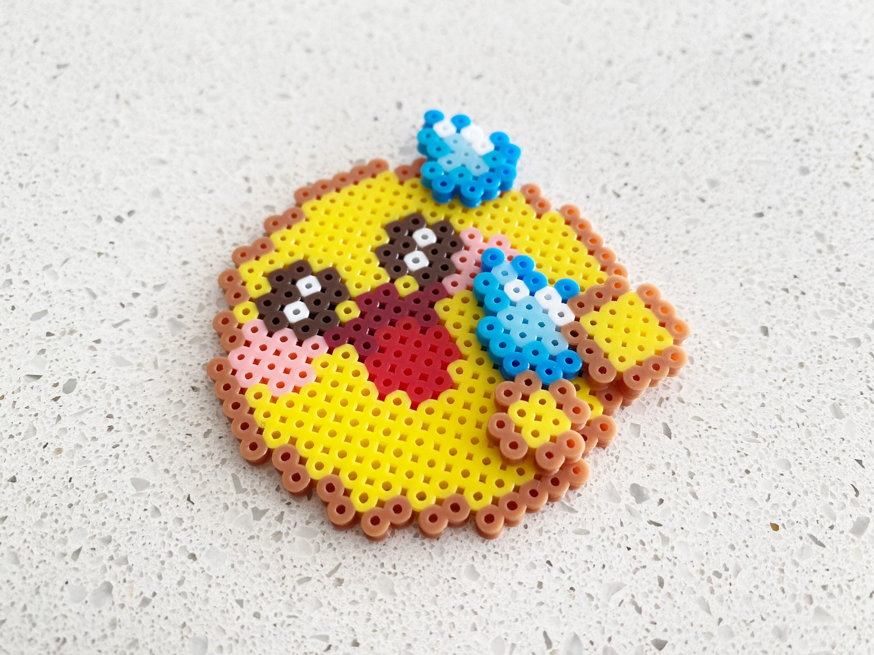 Emoji-3d Pixel Perler Beads Art Can Be Fridge Magnet - Etsy