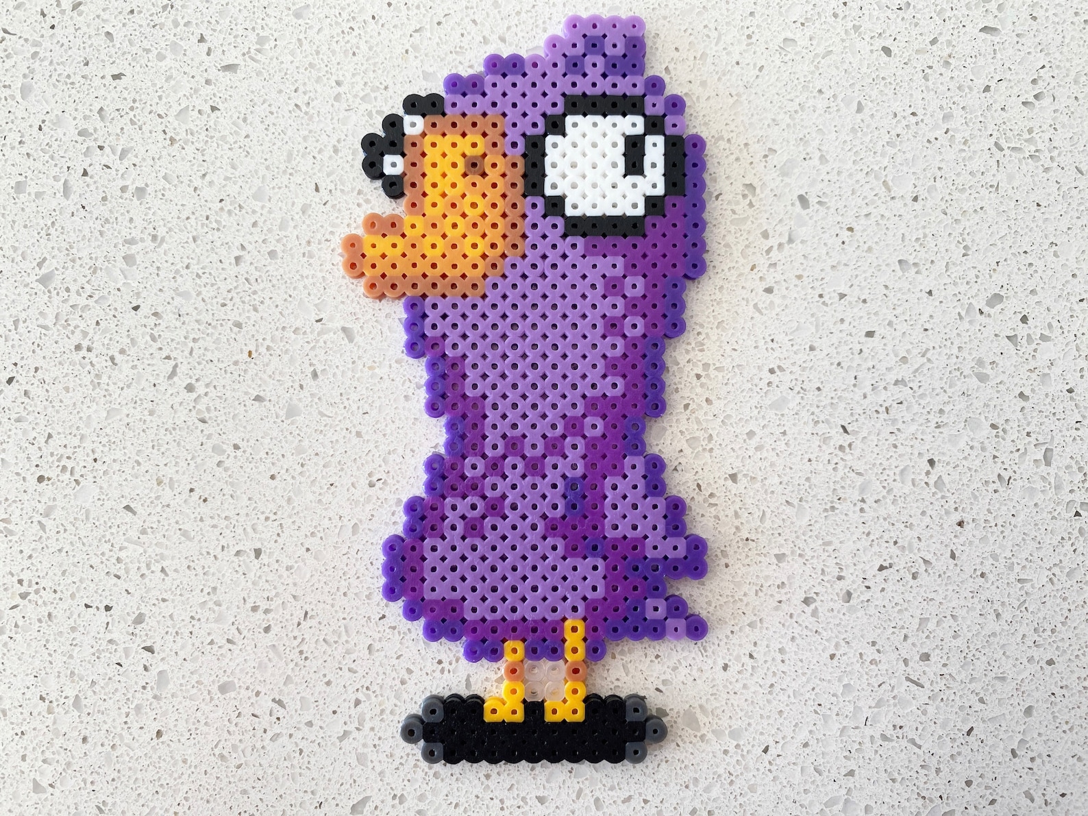 Goose Goose Duck-pixel Perler Beads Art, Can Be Fridge Magnet, Keychain ...