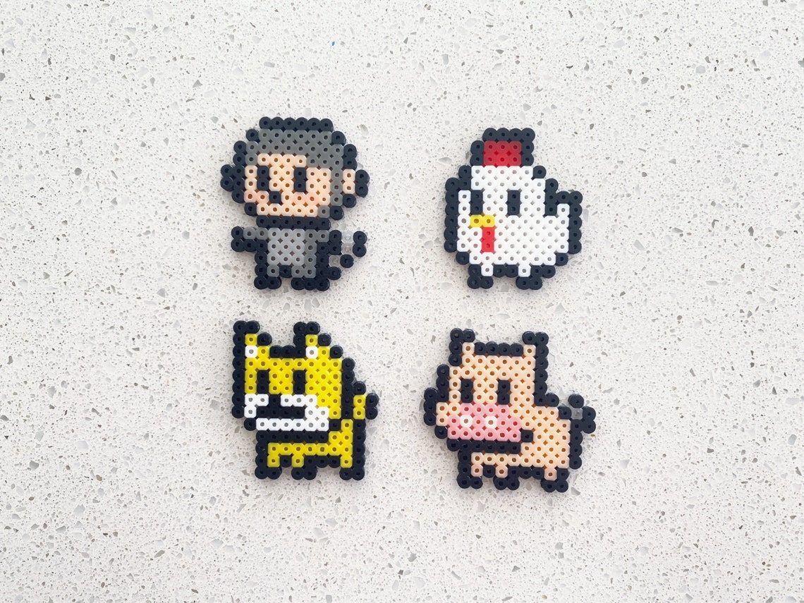 Zodiac Mini Animals-pixel Perler Beads Art Can Be Fridge - Etsy