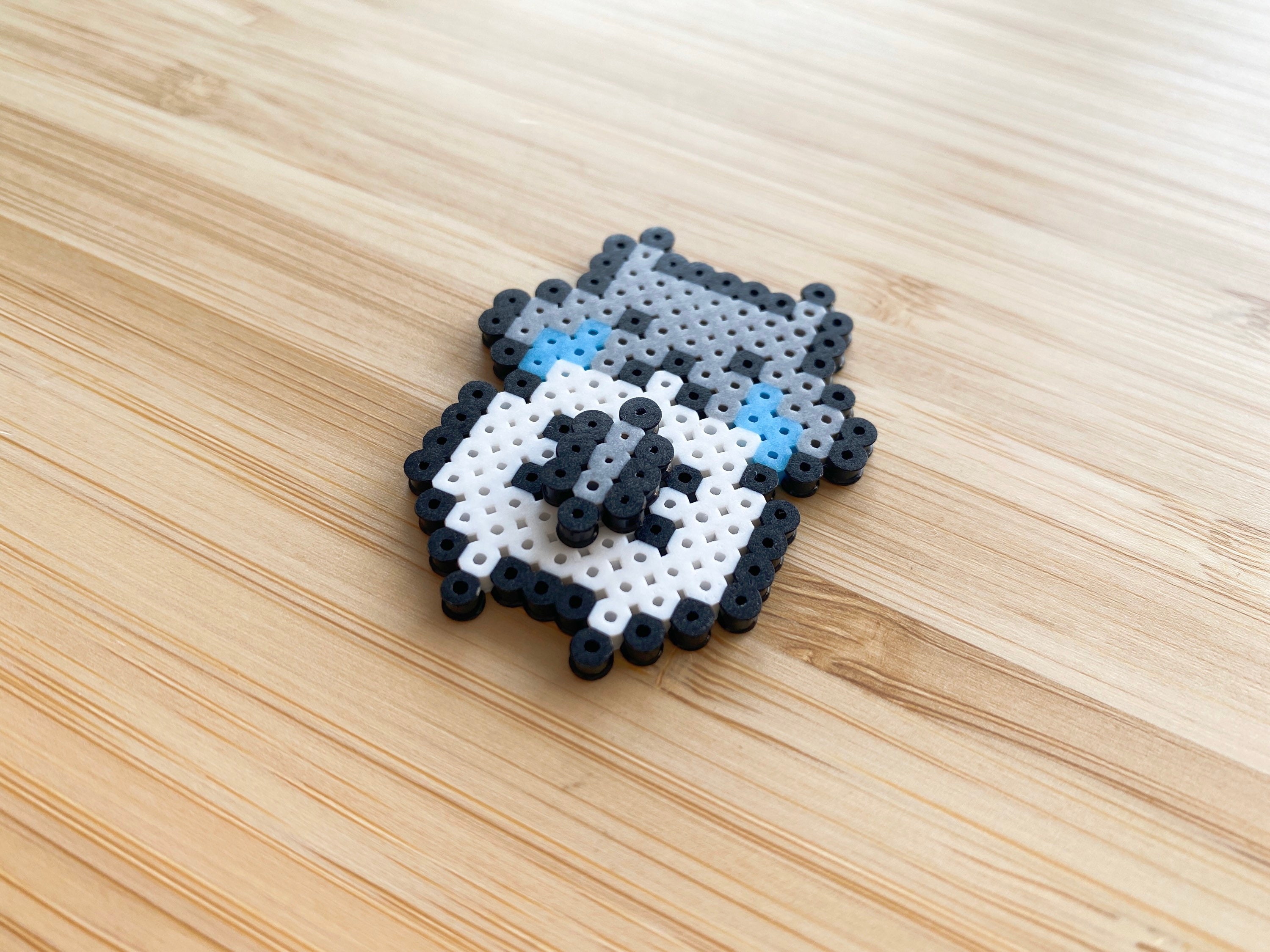 Little Hamster With Pine Cones-cute 3D Perler Beads Art 8bit - Etsy