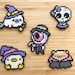 Clawbert Halloween Cute Characters Perler Beads Art Pixel Art Fridge ...