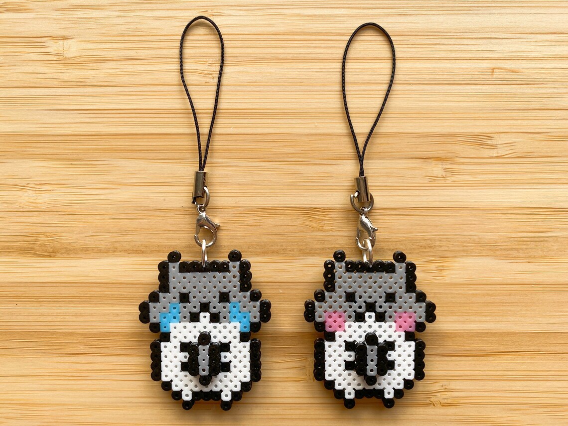 Little Hamster With Pine Cones-cute 3D Perler Beads Art 8bit - Etsy