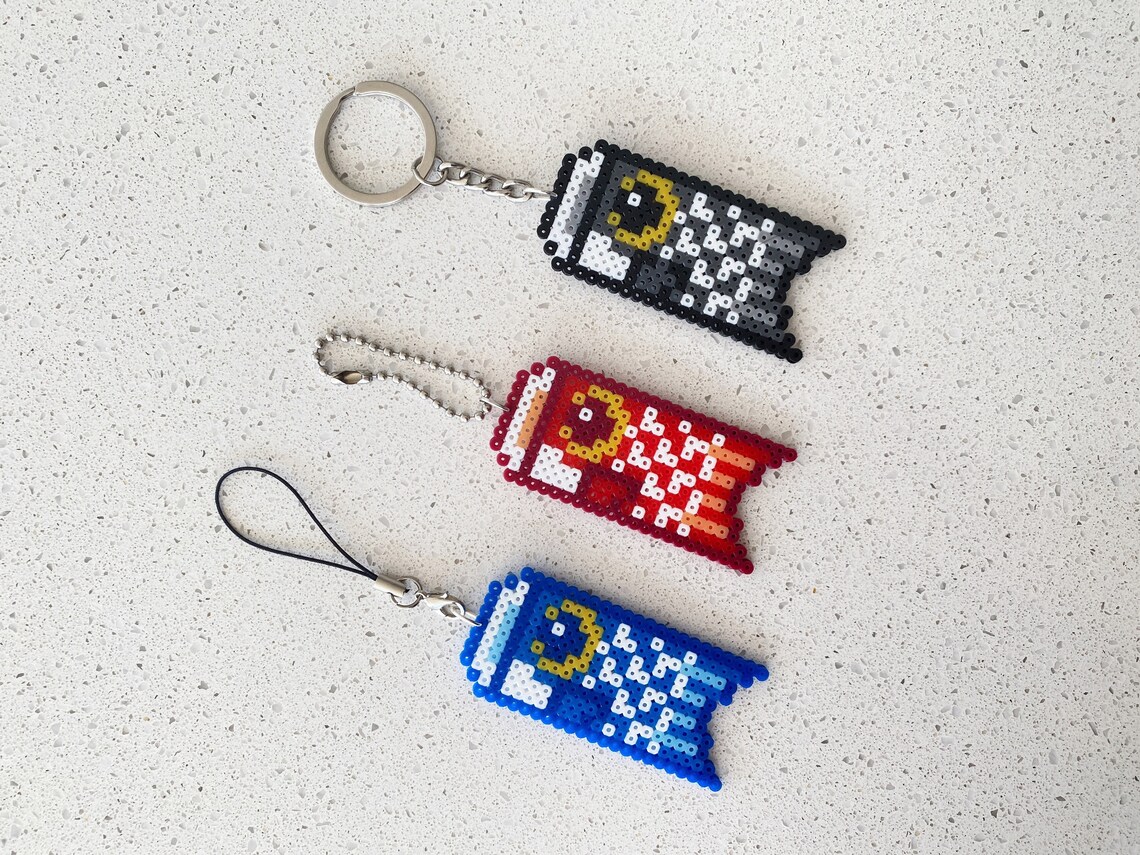 Colorful Carp Flags-pixel Perler Beads Art Can Be Fridge - Etsy Canada