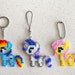 Little Pony pixel Perler Beads Art, Can Be Fridge Magnet, Keychain ...