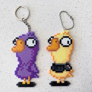 Goose Goose Duck-pixel Perler Beads Art, Can Be Fridge Magnet, Keychain ...