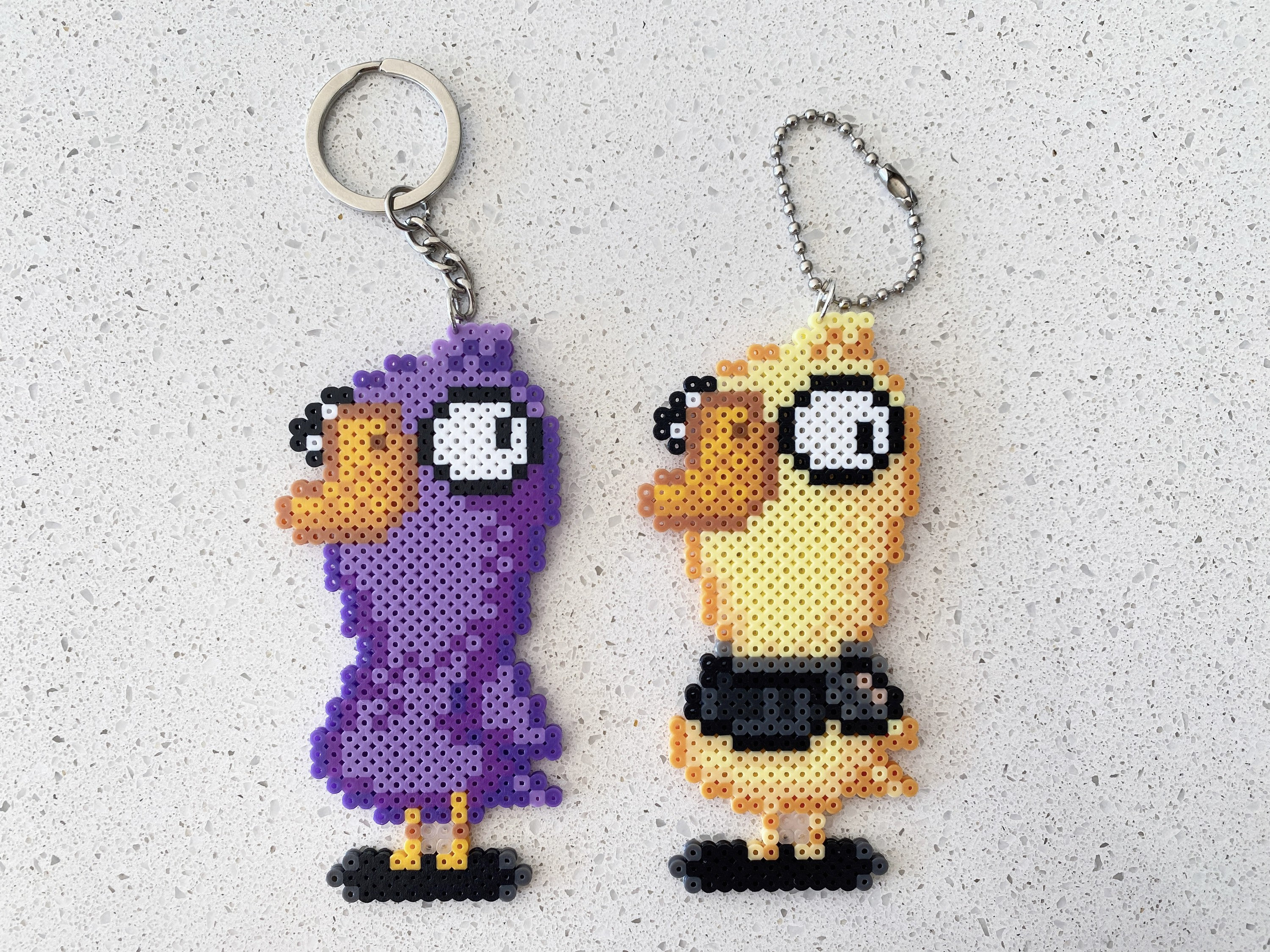 Goose Goose Duck-pixel Perler Beads Art Can Be Fridge Magnet - Etsy