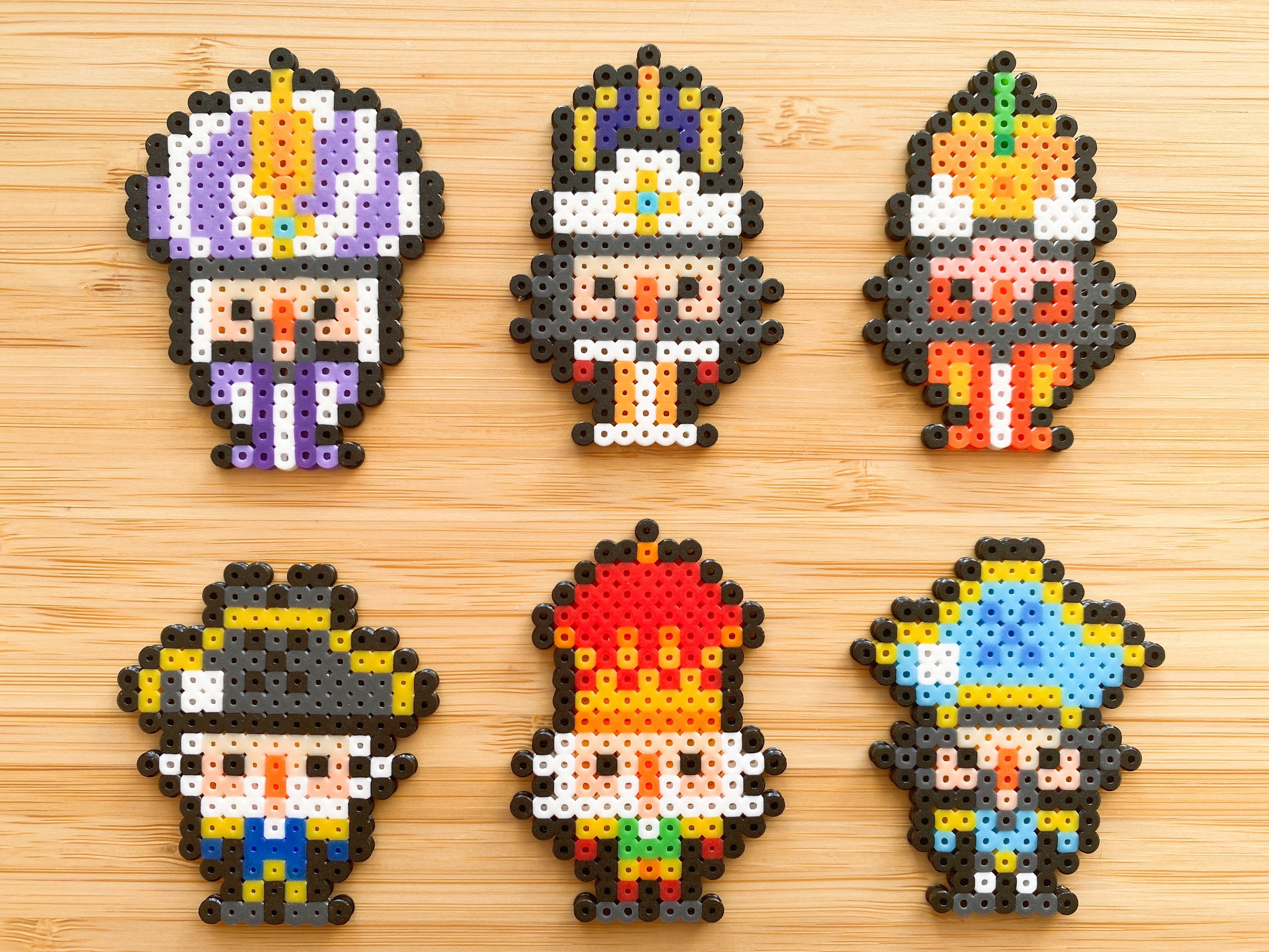 Perler Beads Art the King Nutcrackers Can Be Ornament, Fridge Magnet ...