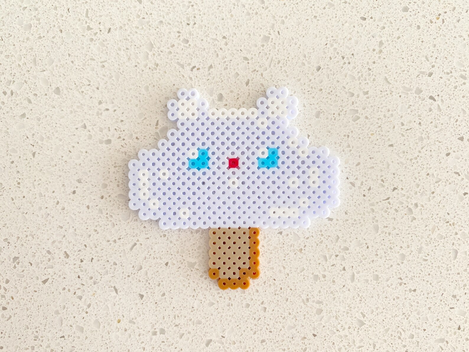 Hamster Popsicle-pixel Perler Beads Art, Can Be Fridge Magnet, Keychain ...