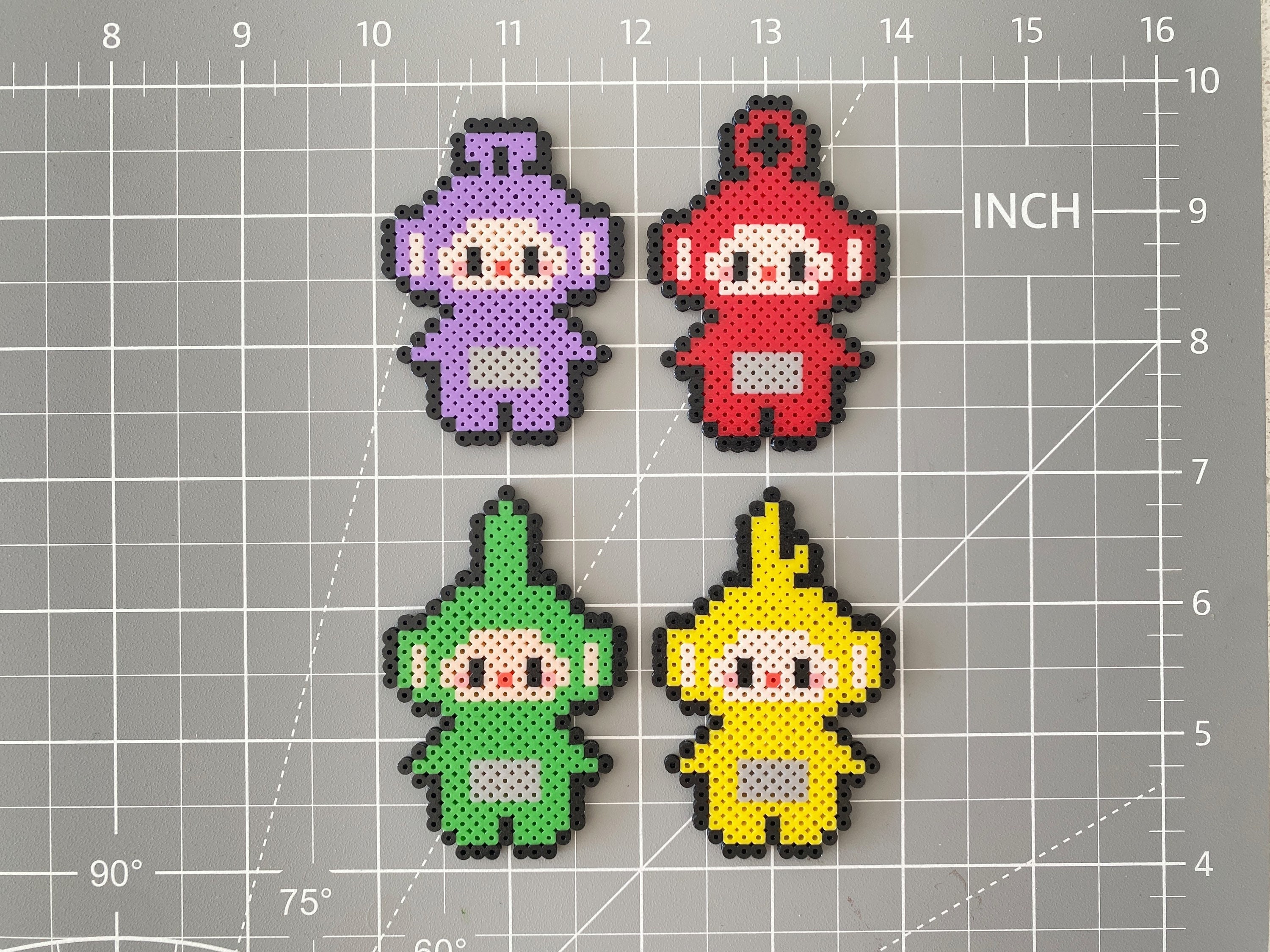 Teletubbies Pixel Perler Beads Art Can Be Fridge Magnet - Etsy