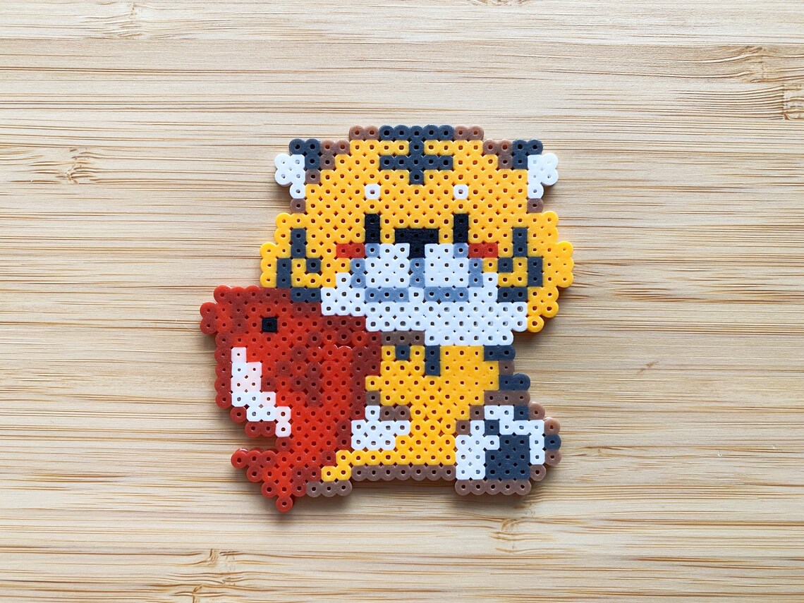 2022 New Year Tigers Perler Beads Art Can Be Fridge Magnet - Etsy Canada