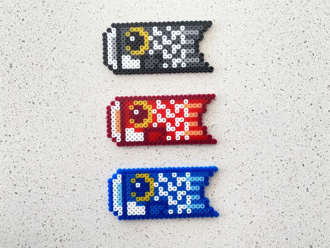 Colorful Carp Flags-pixel Perler Beads Art, Can Be Fridge Magnet ...