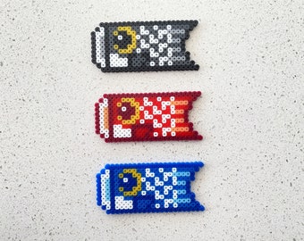 Cute White Rabbits Perler Beads Art Can Be Fridge Magnet - Etsy