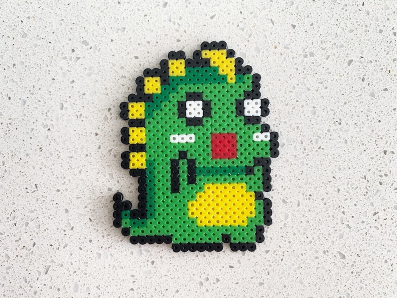 Ultraman and Godzilla-pixel Perler Beads Art, Can Be Fridge Magnet ...