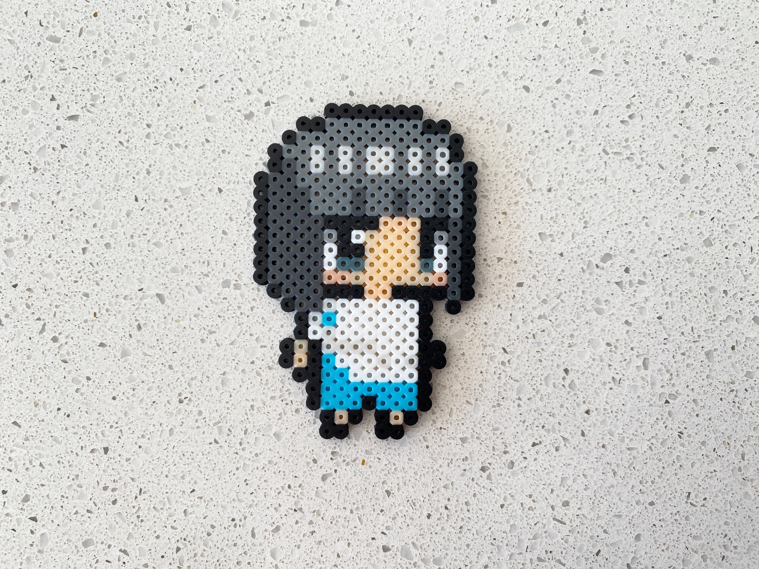 Spirited Away Characters Sen, Haku and No-face Pixel Perler Beads Art ...