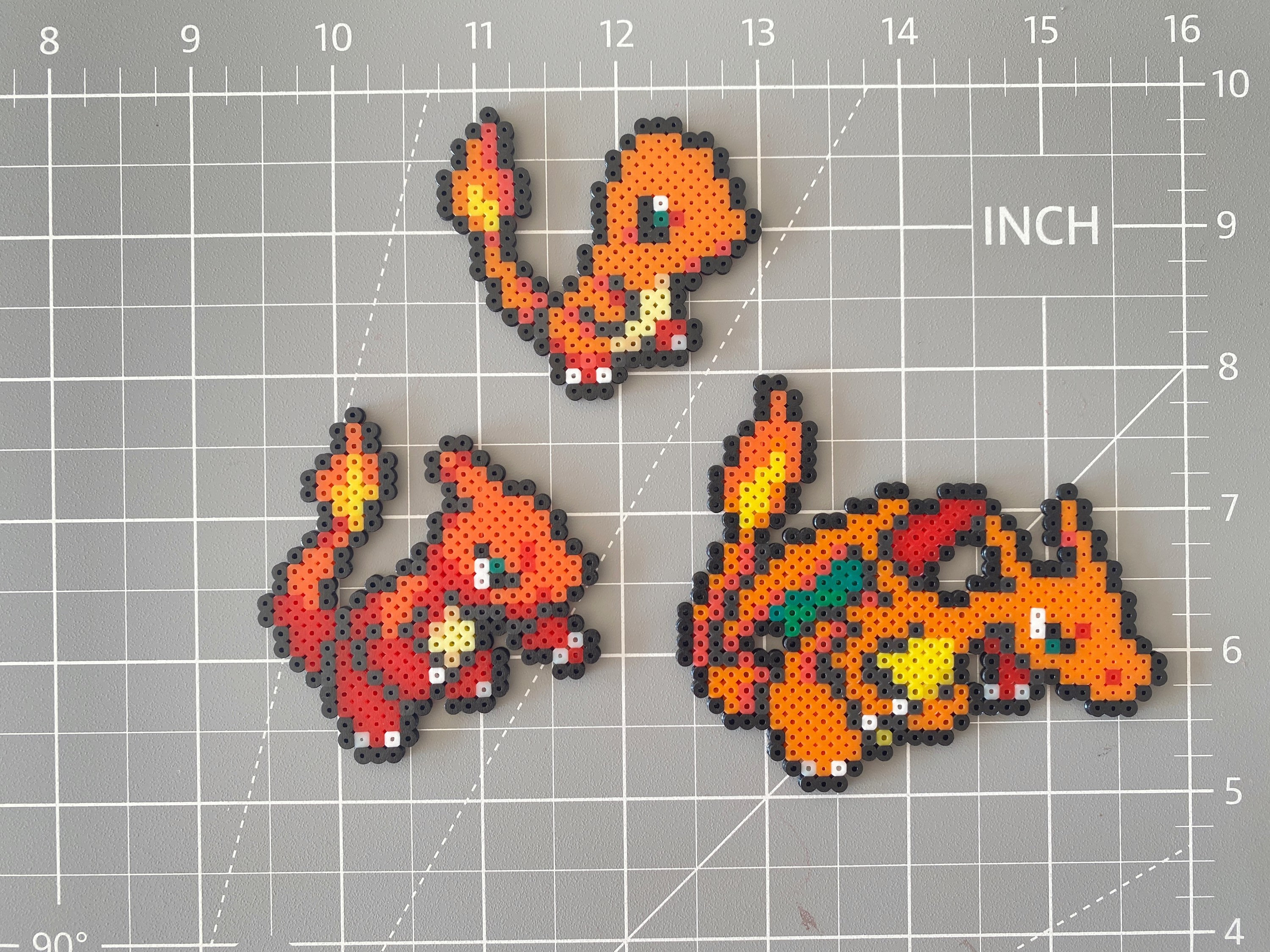 Charmander Charmeleon Charizard Pixel