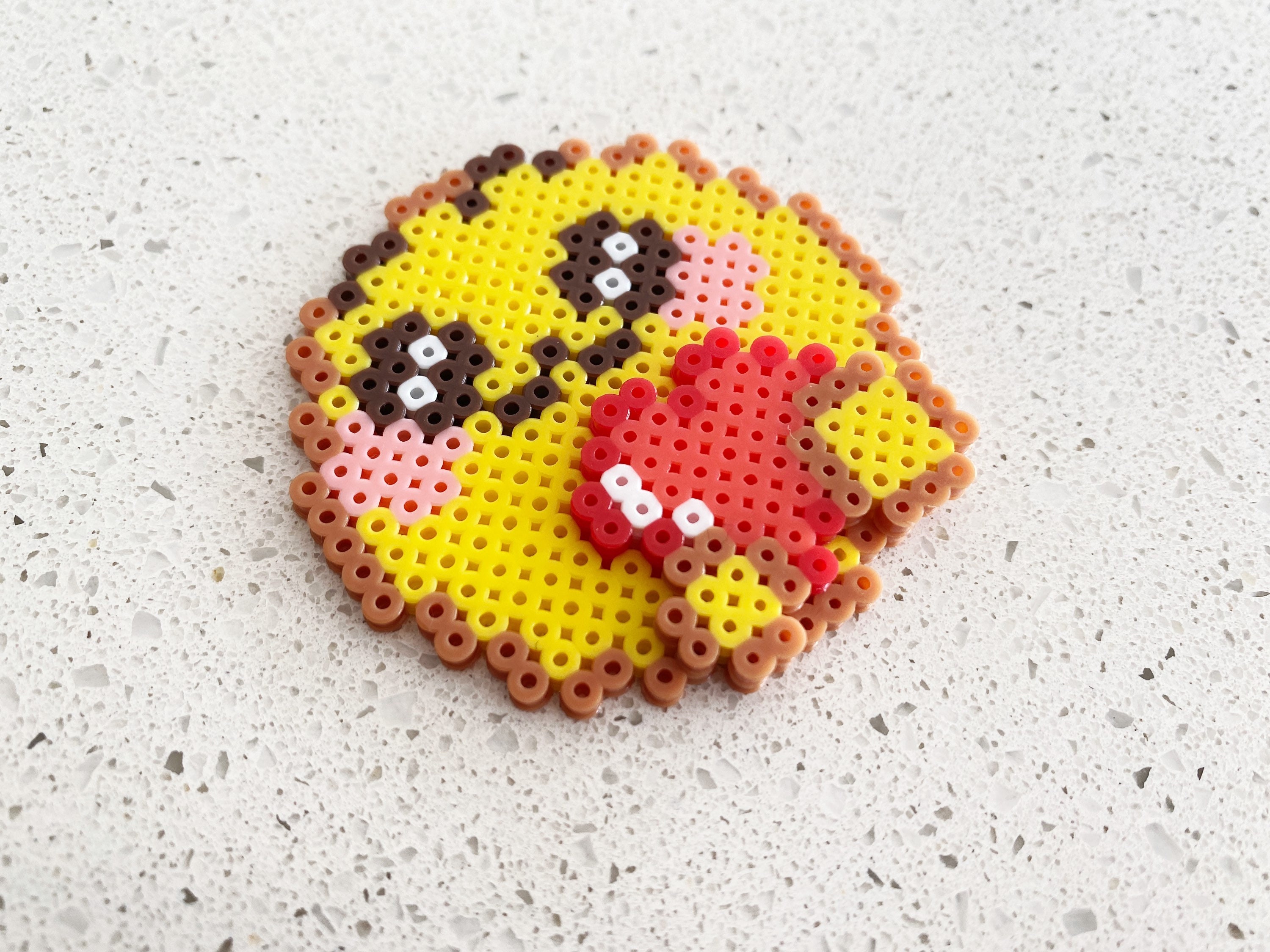 Emoji-3d Pixel Perler Beads Art Can Be Fridge Magnet - Etsy