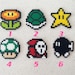 Super Mario Bros Elements Perler Beads Art- Nintendo Video Game- Can Be ...