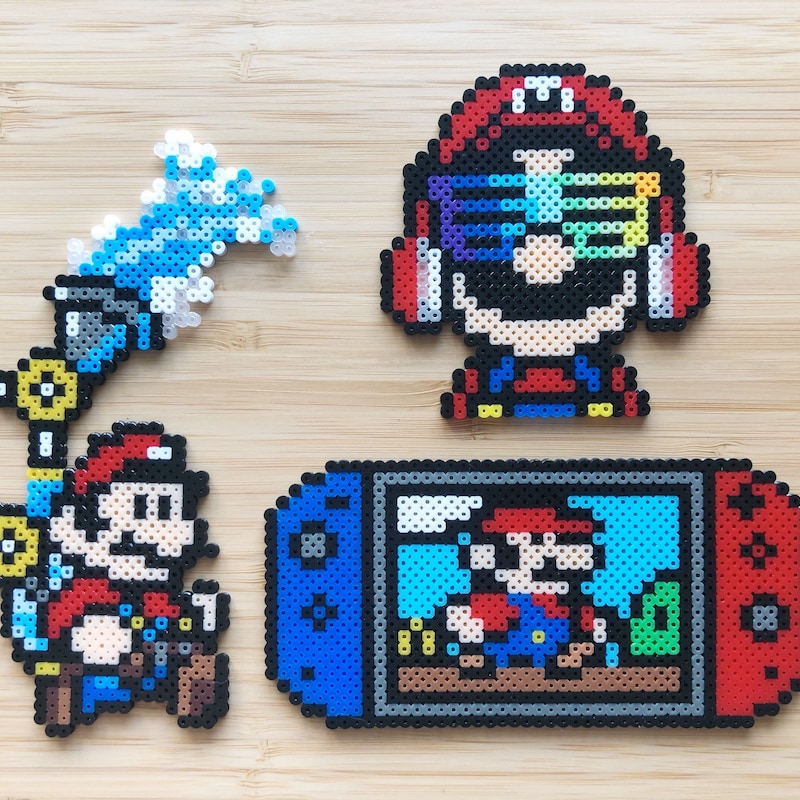 Nintendo Switch Perler Beads - Etsy