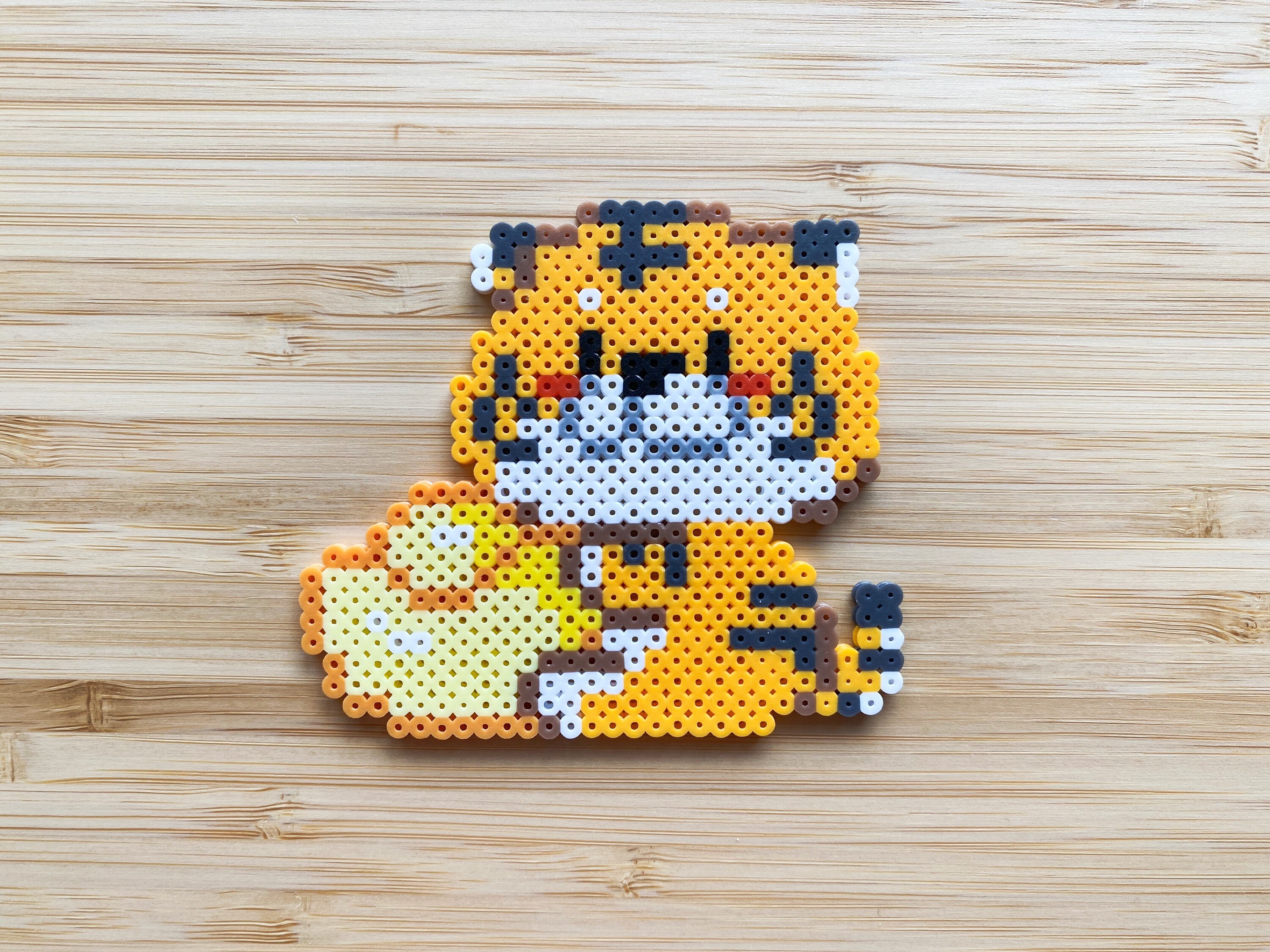 2022 New Year Tigers Perler Beads Art Can Be Fridge Magnet - Etsy Canada