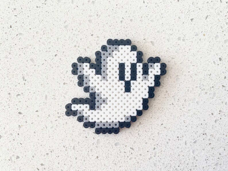 Little Ghosts-pixel Perler Beads Art, Can Be Fridge Magnet, Keychain ...