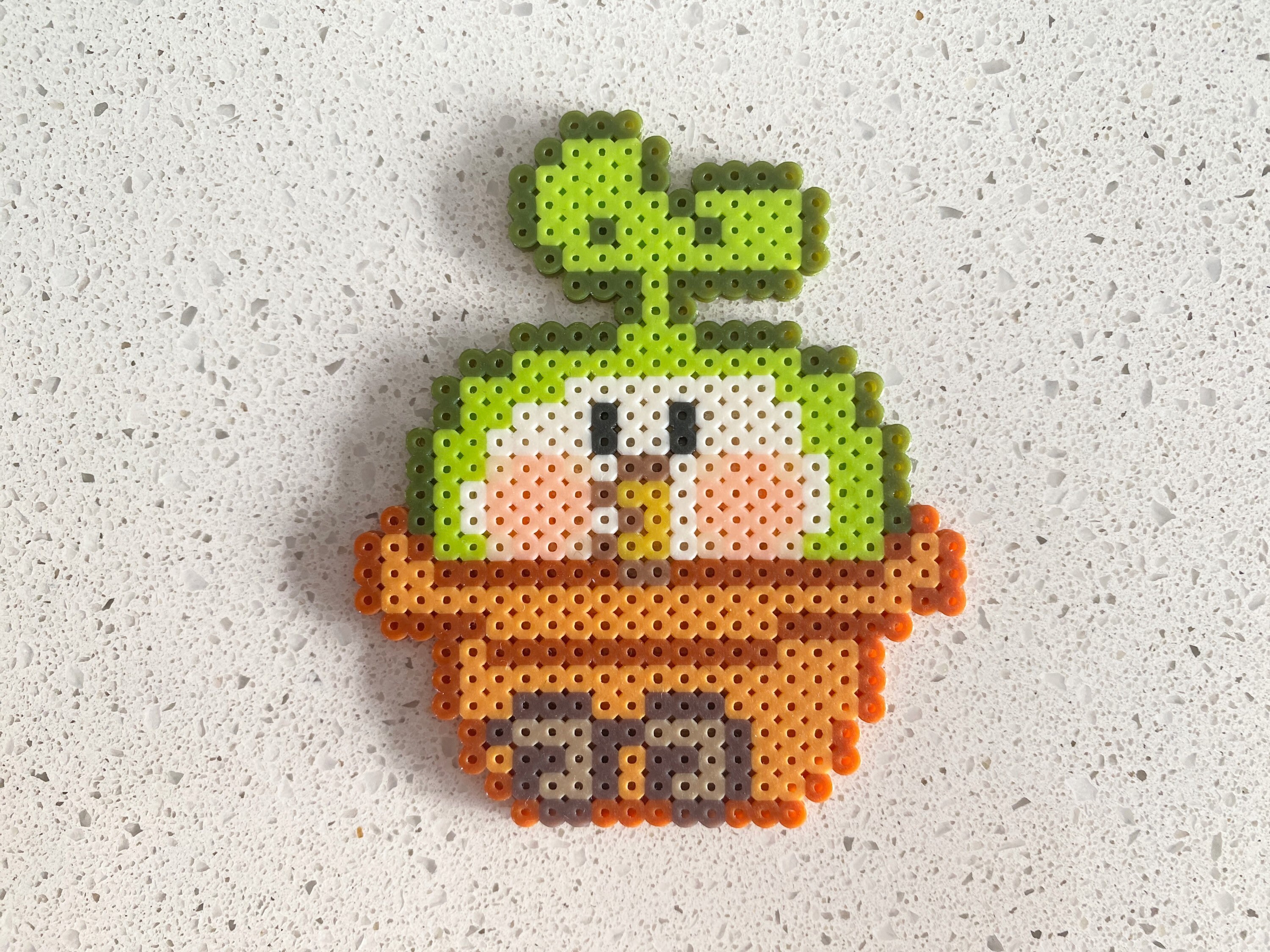 Little Parrot BEBE, Perler Beads Art, Can Be Fridge Magnet, Keychain ...
