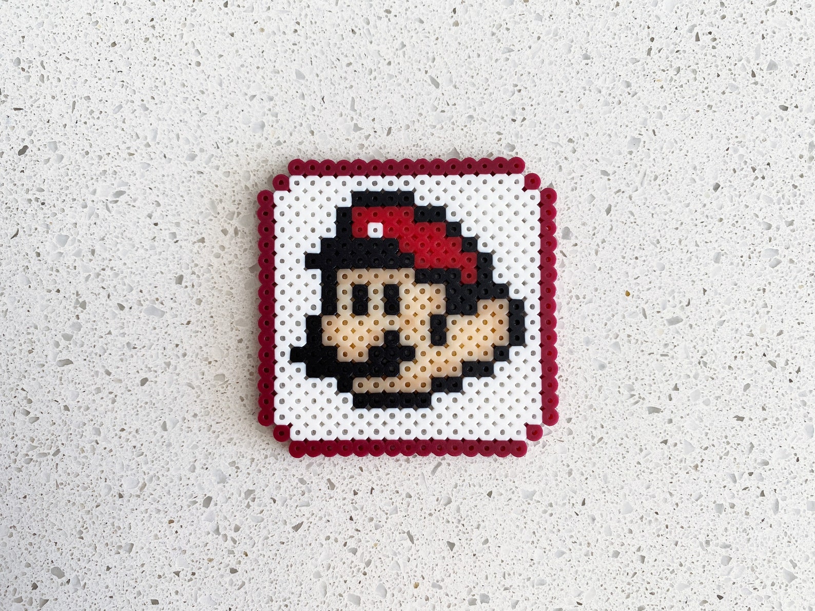Super Mario Blocks-pixel Perler Beads Art, Can Be Fridge Magnet ...