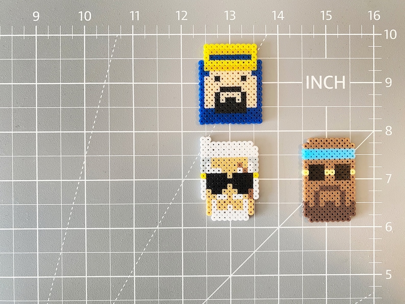 DAVE THE DIVER - Dave, Cobra and Bancho, Pixel Perler Beads Art, Can Be ...