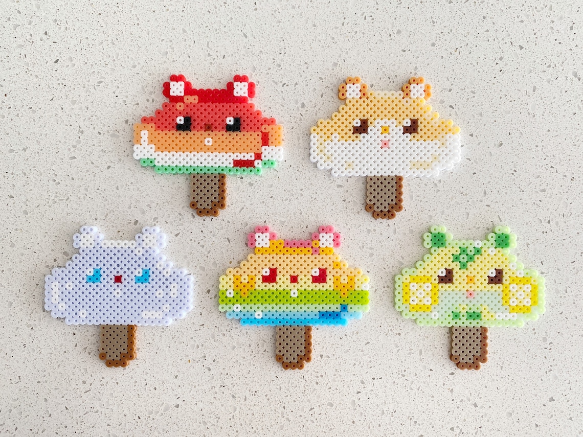 Hamster Popsicle-pixel Perler Beads Art Can Be Fridge Magnet - Etsy