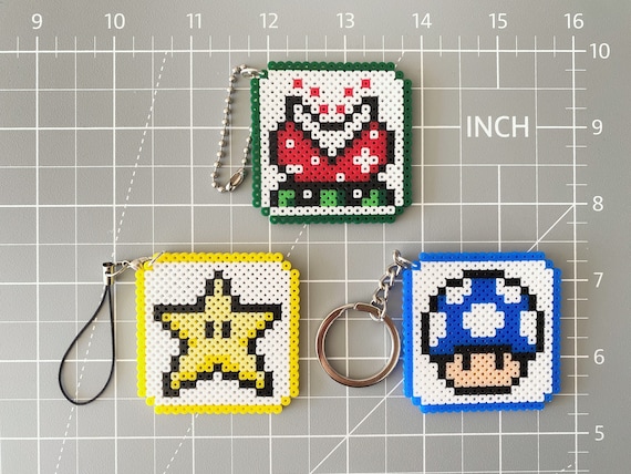 Super Mario Blocks-pixel Perler Beads Art Can Be Fridge - Etsy