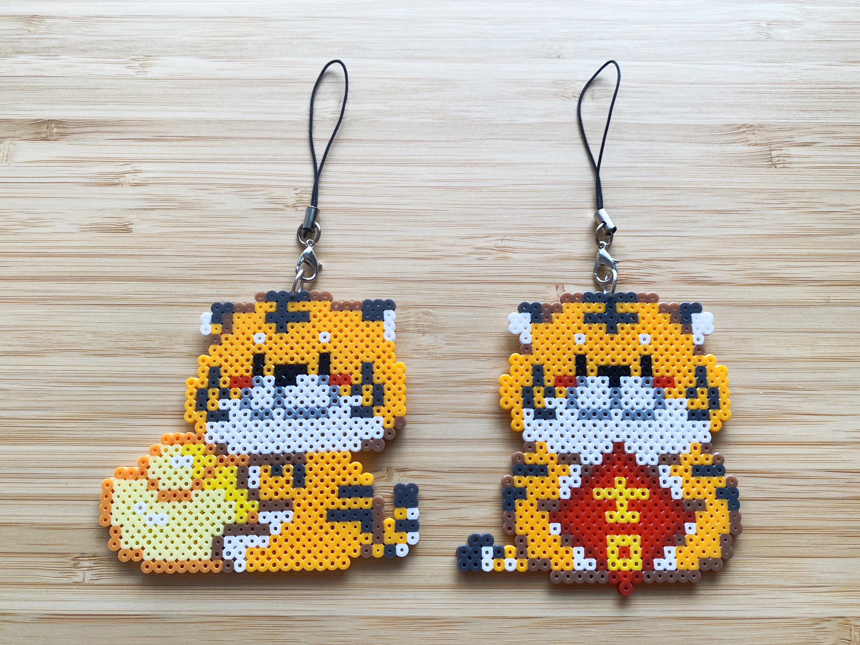 2022 New Year Tigers Perler Beads Art Can Be Fridge Magnet - Etsy Canada
