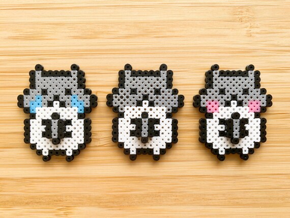 Little Hamster With Pine Cones-cute 3D Perler Beads Art 8bit | Etsy
