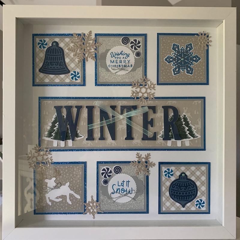 Snowflake Shadow Box - Etsy