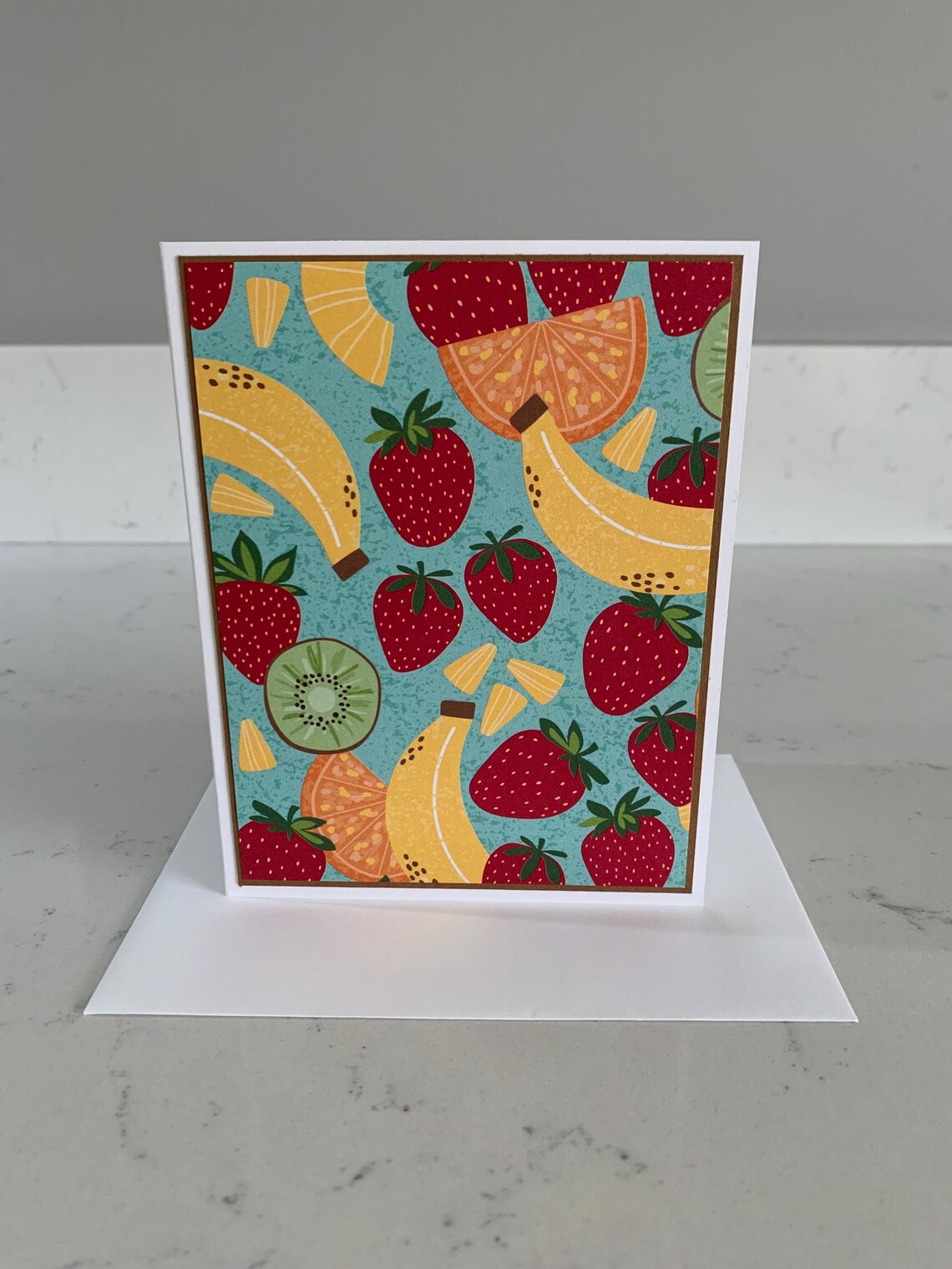 Handmade Stampin’ up Fruit Salad DSP Notecards W/ Envelopes - Set of 12 ...