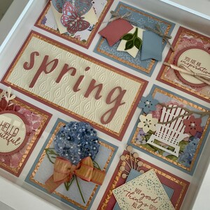 Spring 10x10 Shadow Box Sampler | Hydrangea Flowers | Perfect Gift for ...