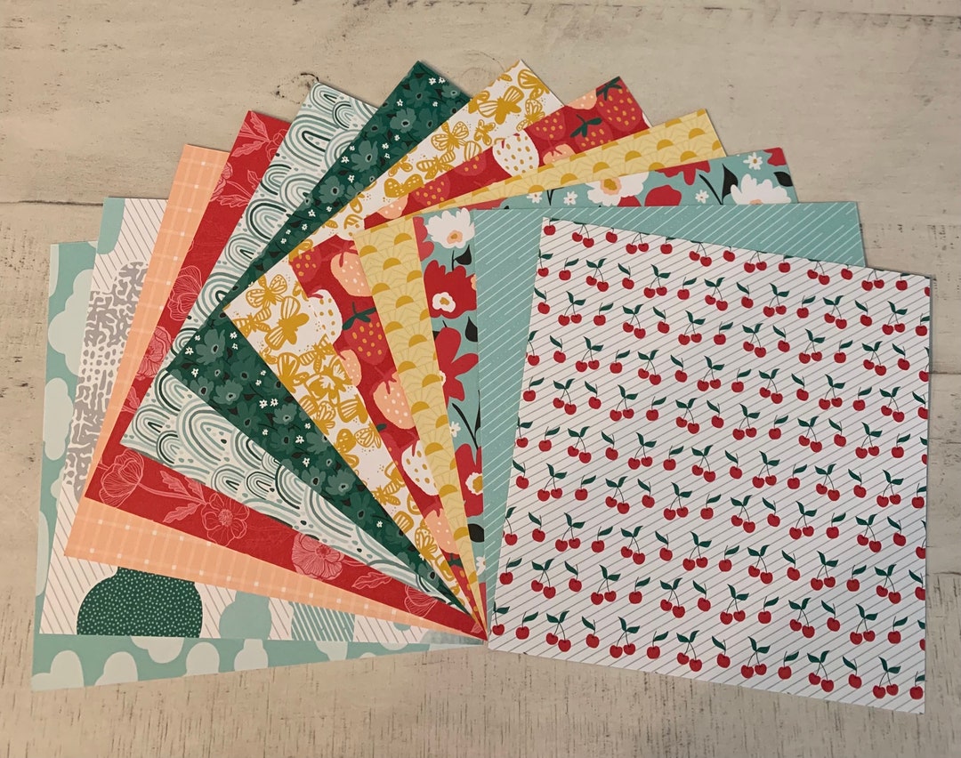 Stampin’ up - Sunny Days 6” X 6” Designer Series Paper Sampler - 12 ...