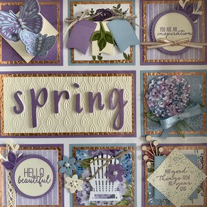 Spring 10x10 Shadow Box Sampler | Hydrangea Flowers | Perfect Gift for ...