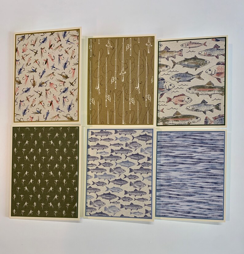 Handmade Stampin up Lets Go Fishing Designer Series Paper - Etsy