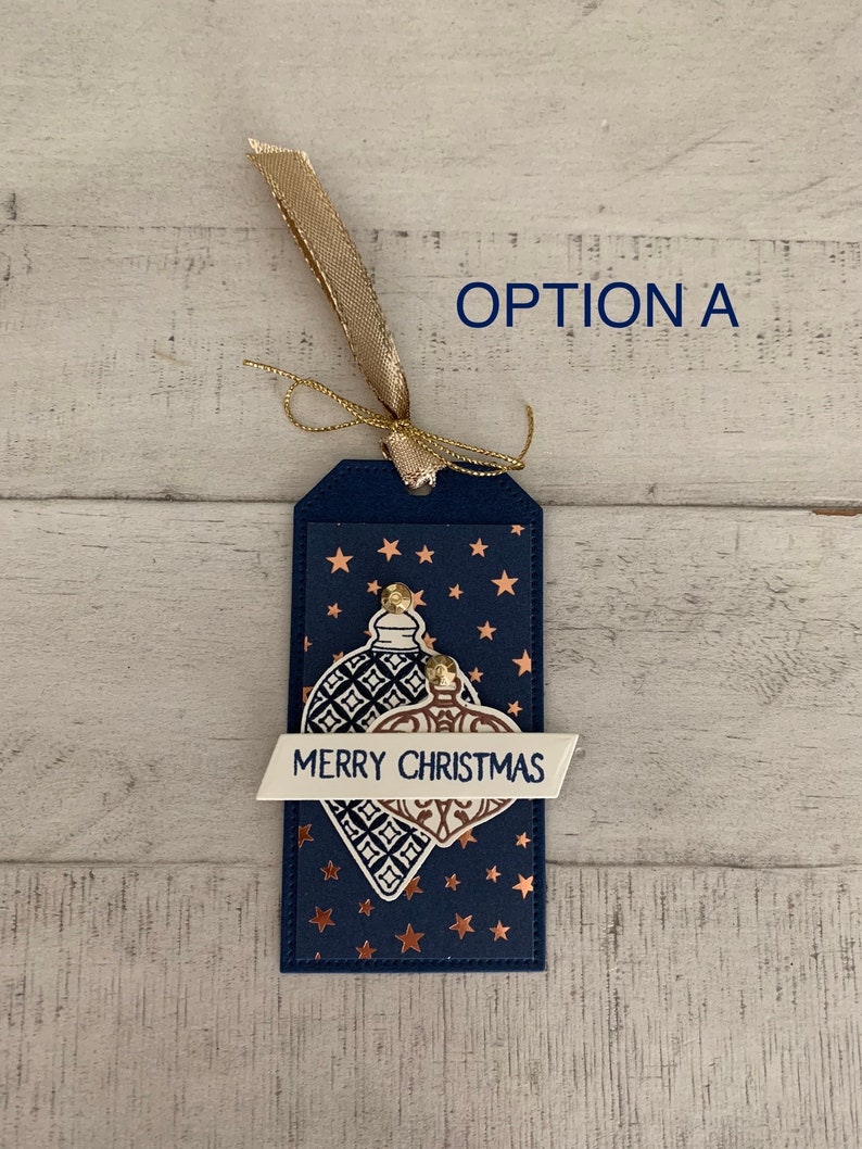Handmade Stampin’ up Christmas Tags - Xmas Tags | Christmas Tags | Gift ...