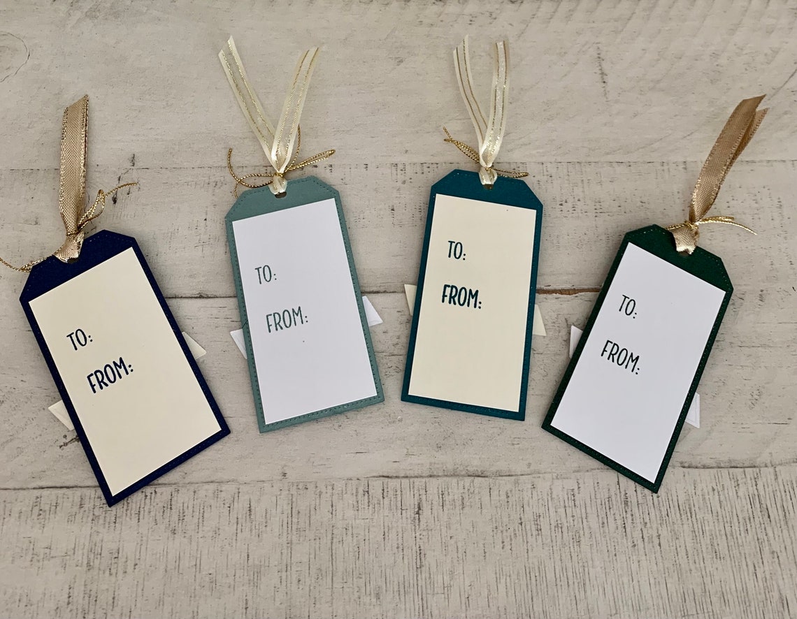Handmade Stampin up Christmas Tags Xmas Tags Christmas - Etsy