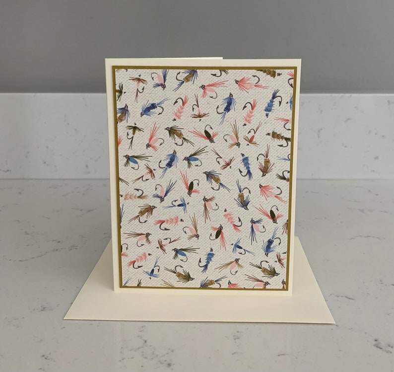 Handmade Stampin’ up Let’s Go Fishing Designer Series Paper Notecards ...