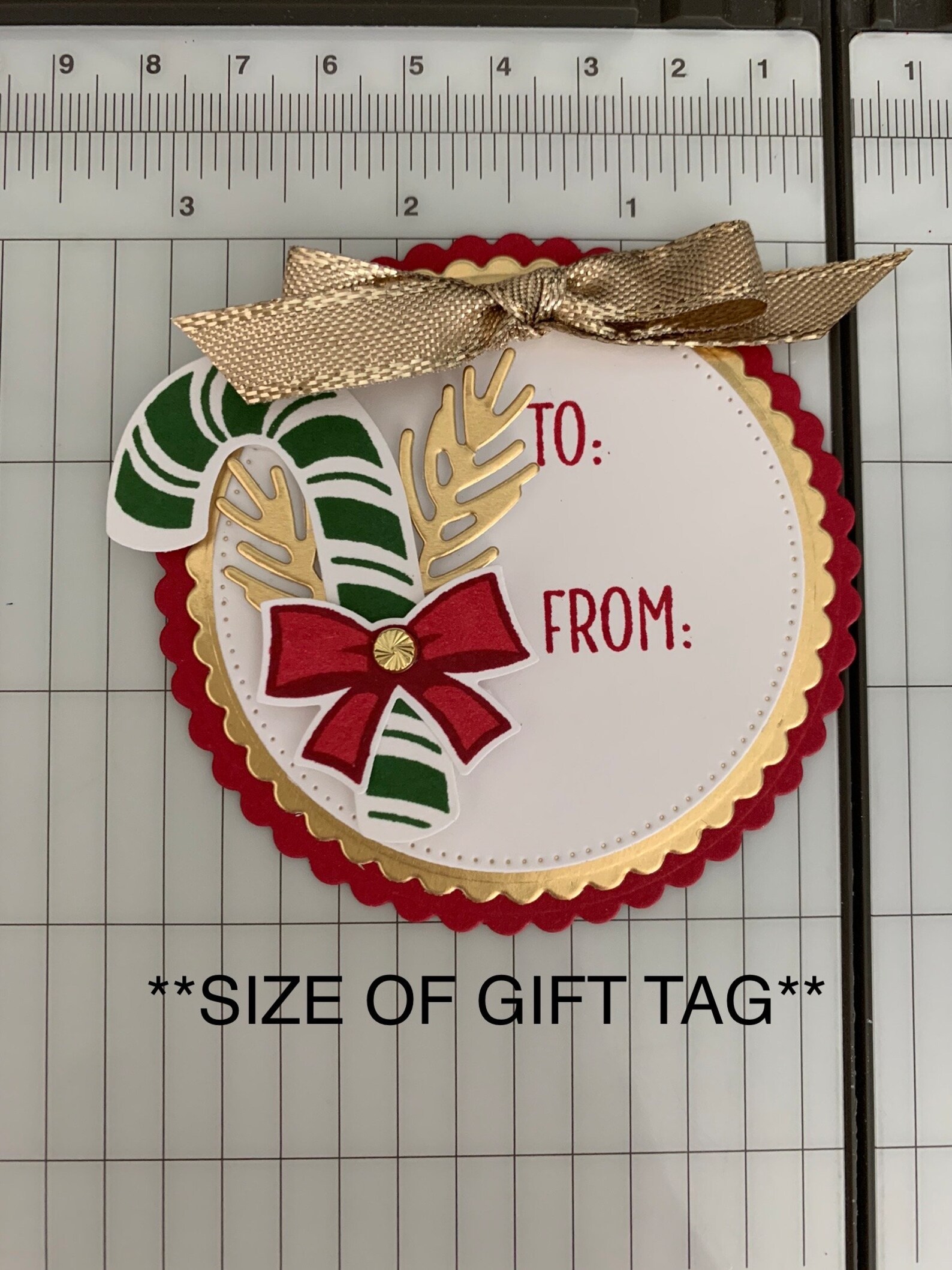 Handmade Stampin’ up Christmas Tags - Xmas Tags | Christmas Tags | Gift ...