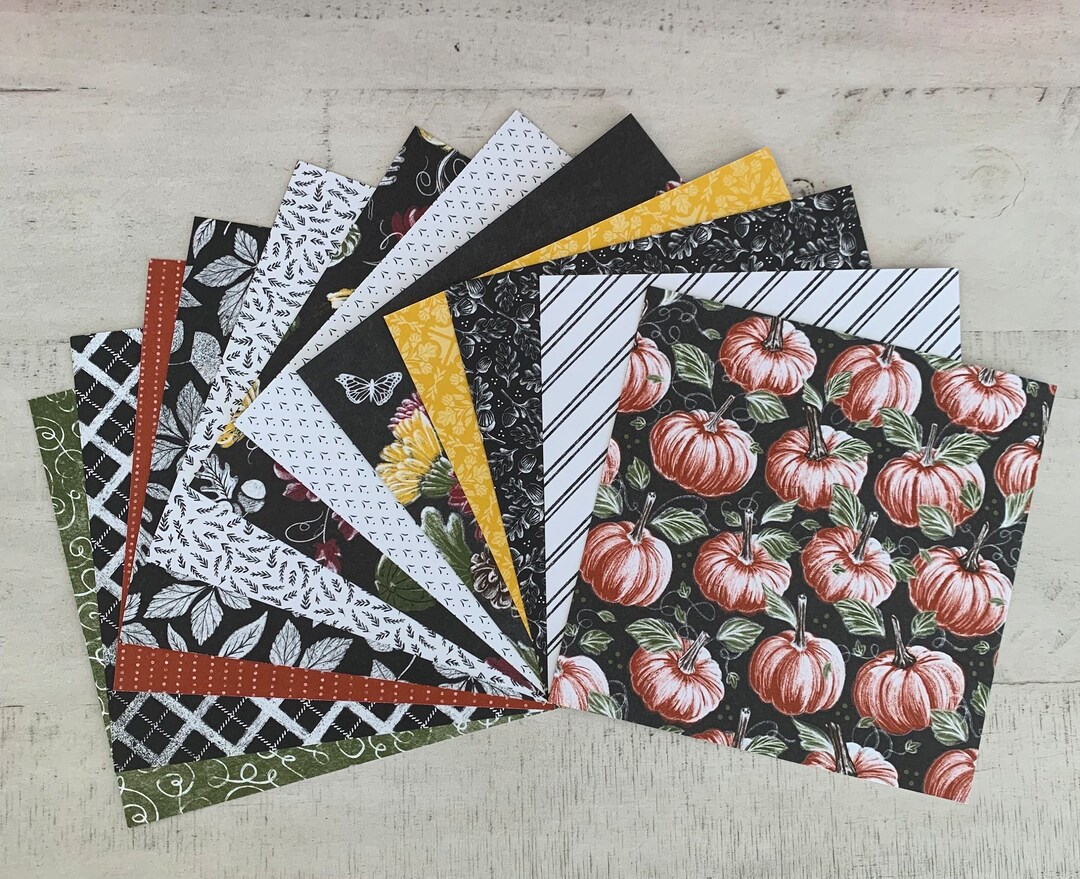 Stampin’ up - Rustic Harvest 6” X 6” Designer Series Paper Sampler - 12 ...