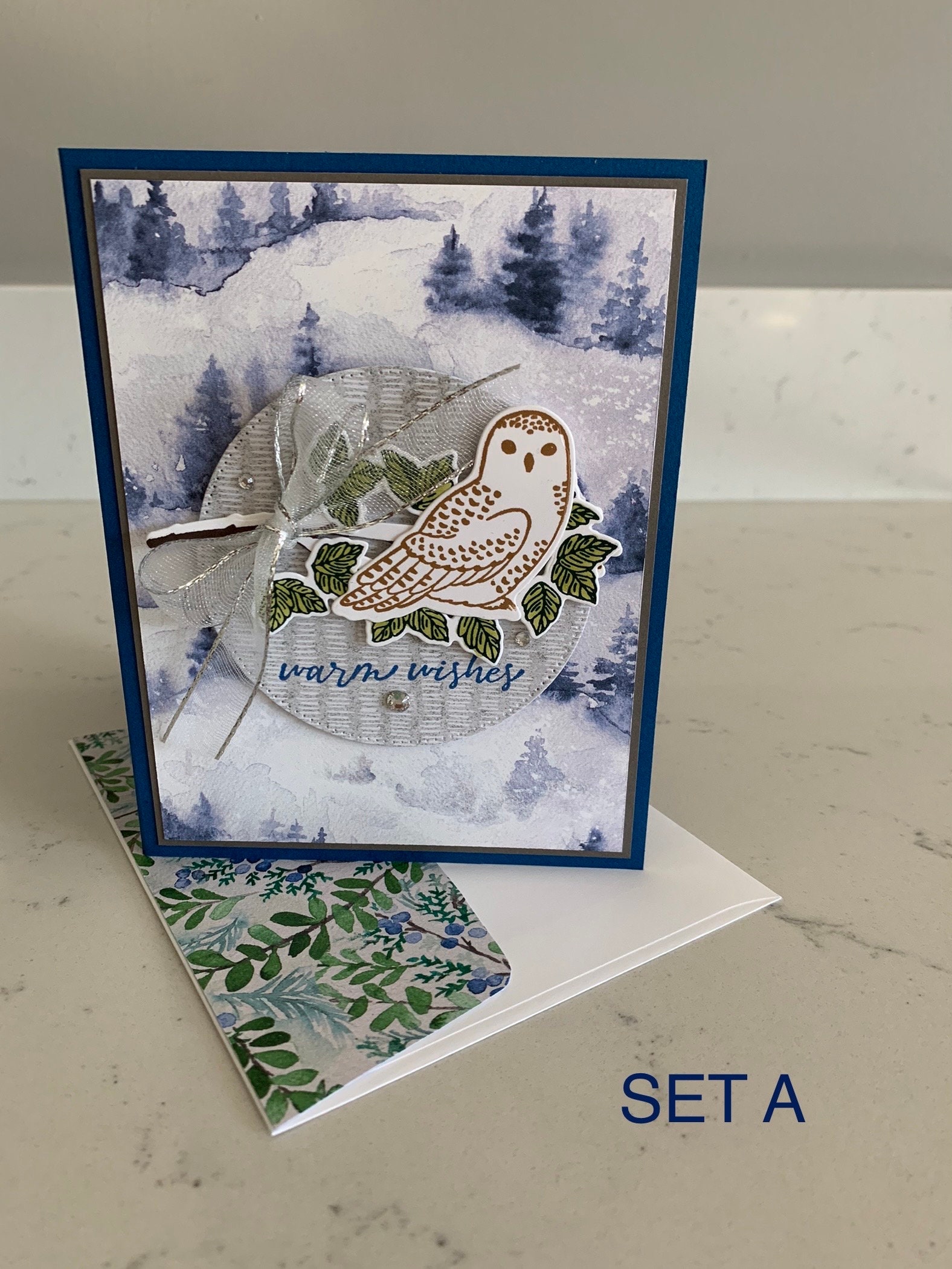 Handmade Cards Stampin up Set of 6 Winter Greeting Cards Cold Season ...
