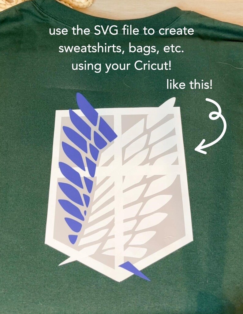 AOT Digital Download, Scouts Logo SVG File, AOT Inspired Wings Digital ...